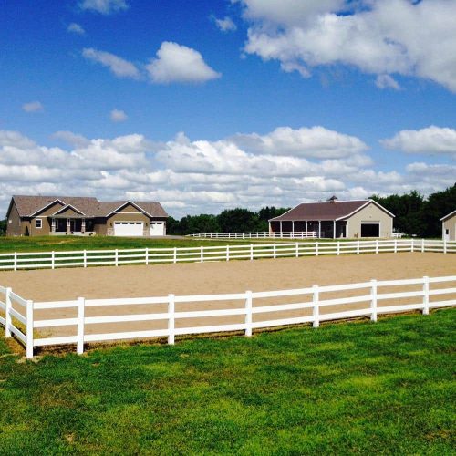 3-Rail Vinyl Complete Ranch Rail Fence Cost Start at $20 Per Ft ...
